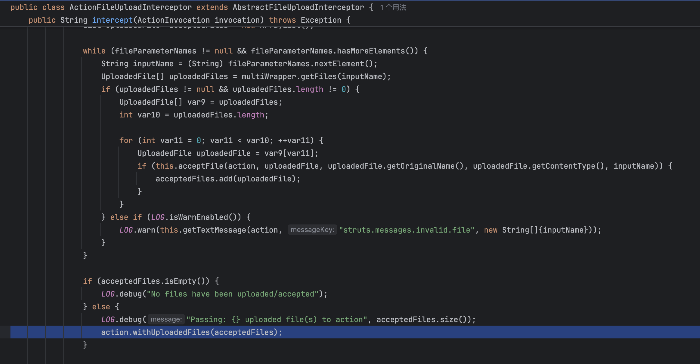 Apache Struts2 文件上传逻辑绕过(CVE-2024-53677)(S2-067)