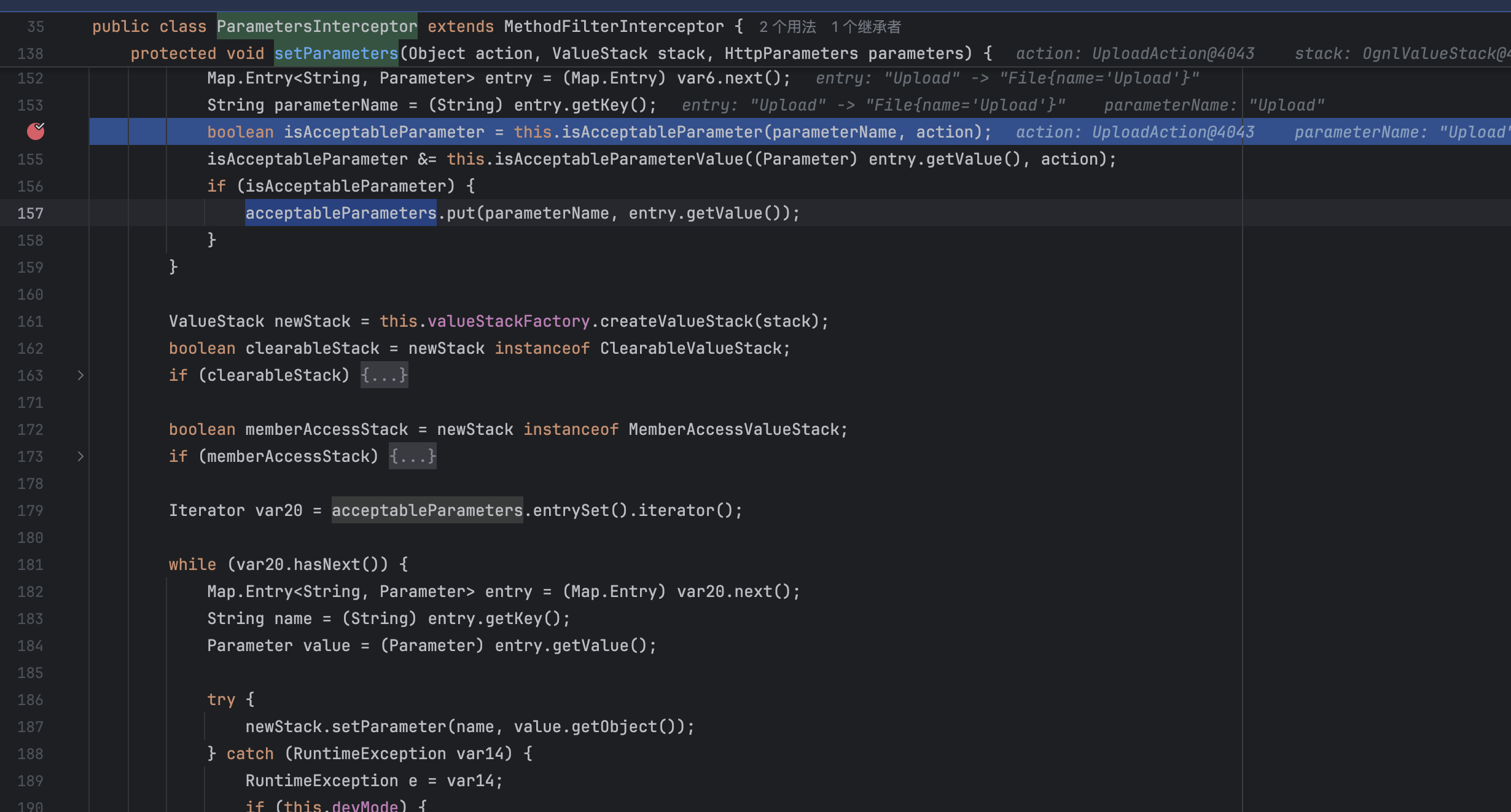 Apache Struts2 文件上传逻辑绕过(CVE-2024-53677)(S2-067)